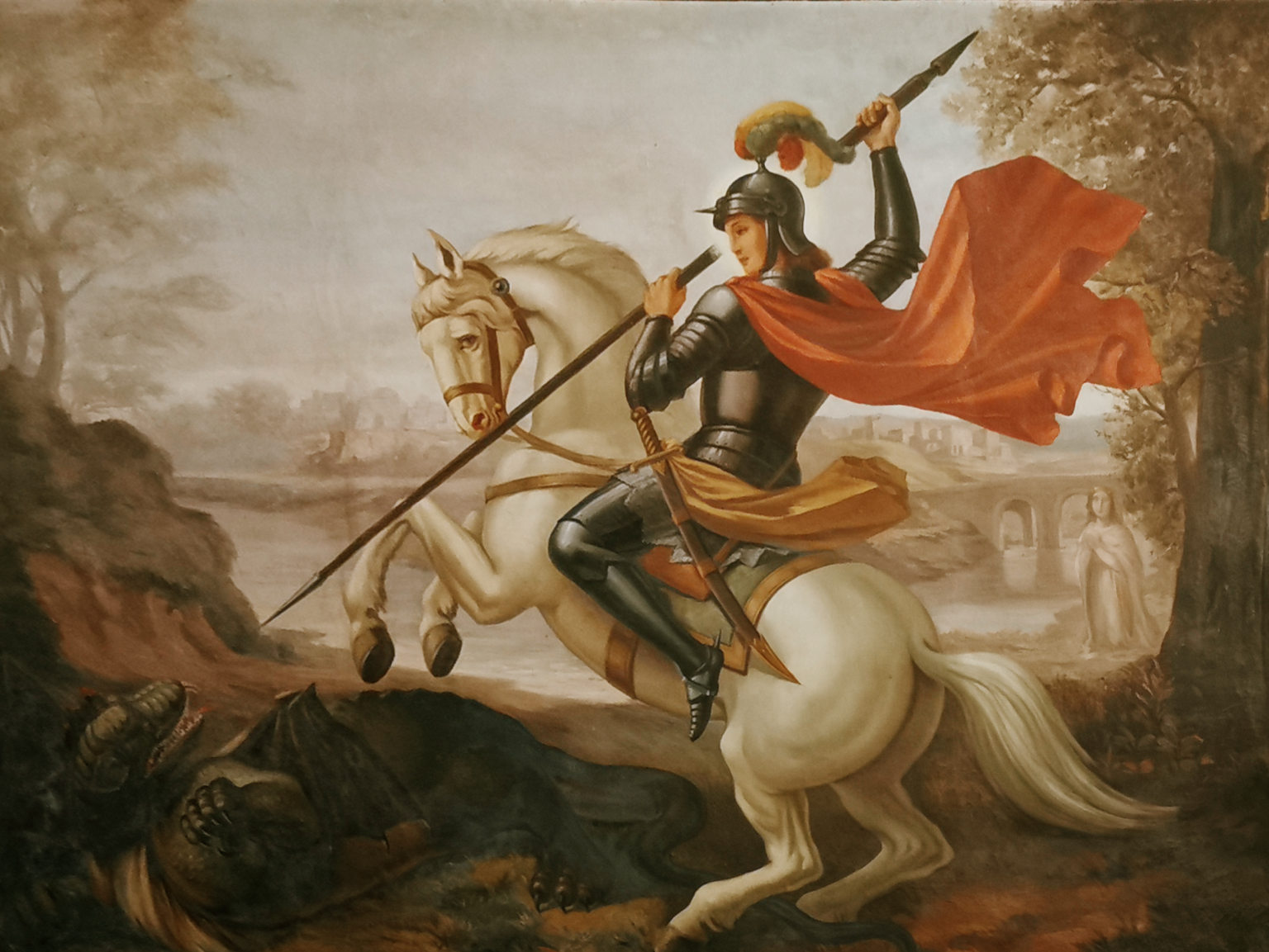 Who is St. George? We are. What is he killing? What we should kill ...